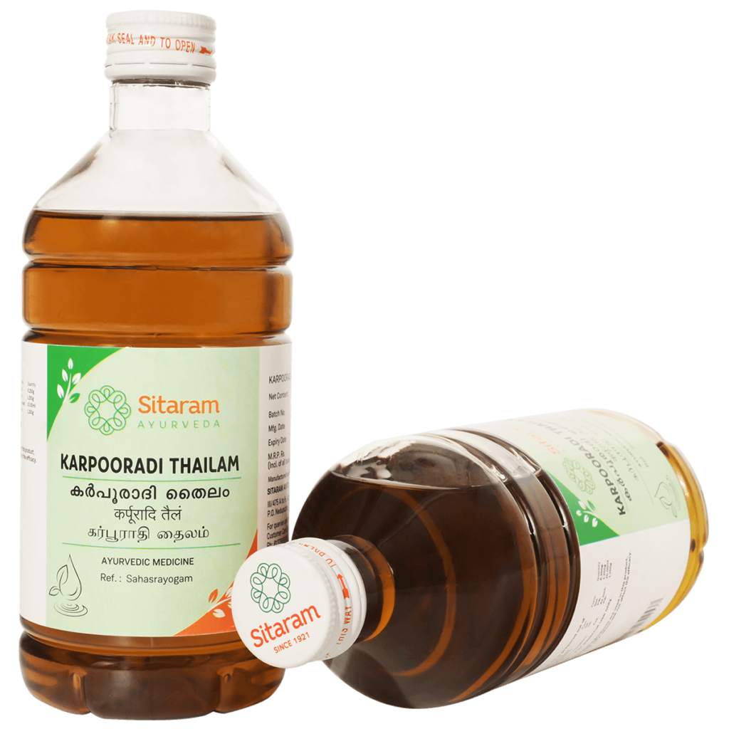 Karpooradi Thailam 200 ml ⋆ Easy Ayurveda Hospital